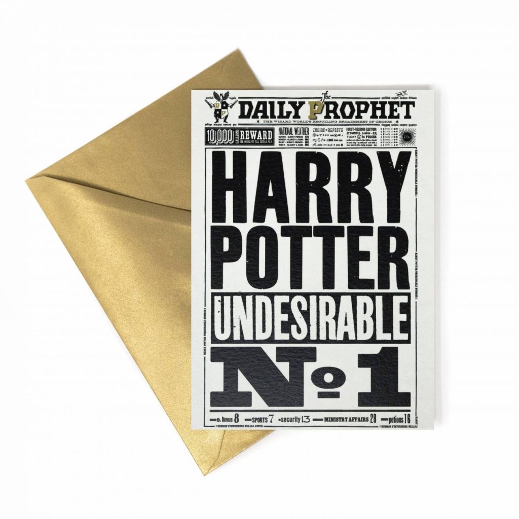 HARRY POTTER KORTTI UNDESIRABLE – Alnilam Oy